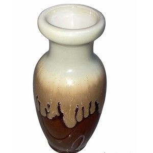 Hosley | Accents | Vintage Hosley Tm Potteries Brown Bud Vase Dripping ...